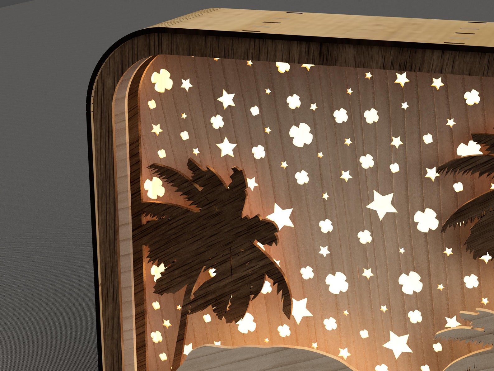 Shadow Box Laser Cut Files Lightbox Svg Files Dxf Files for - Etsy Canada