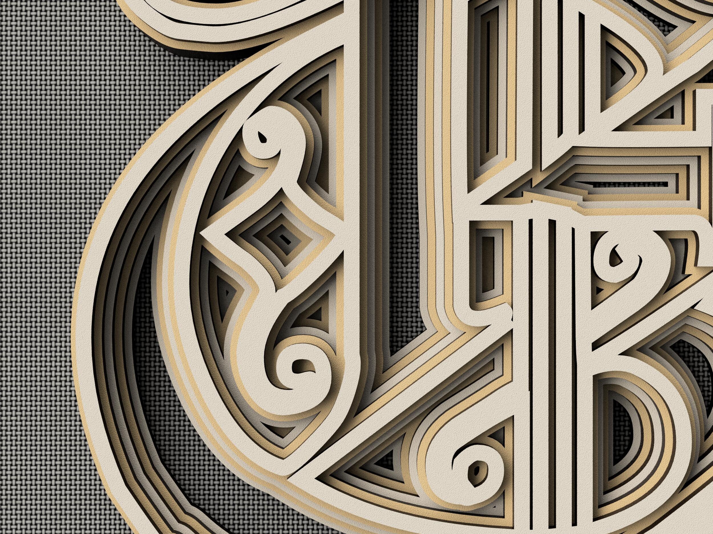 E Alphabet Mandala Laser Cut Files Mandala Svg Files for | Etsy