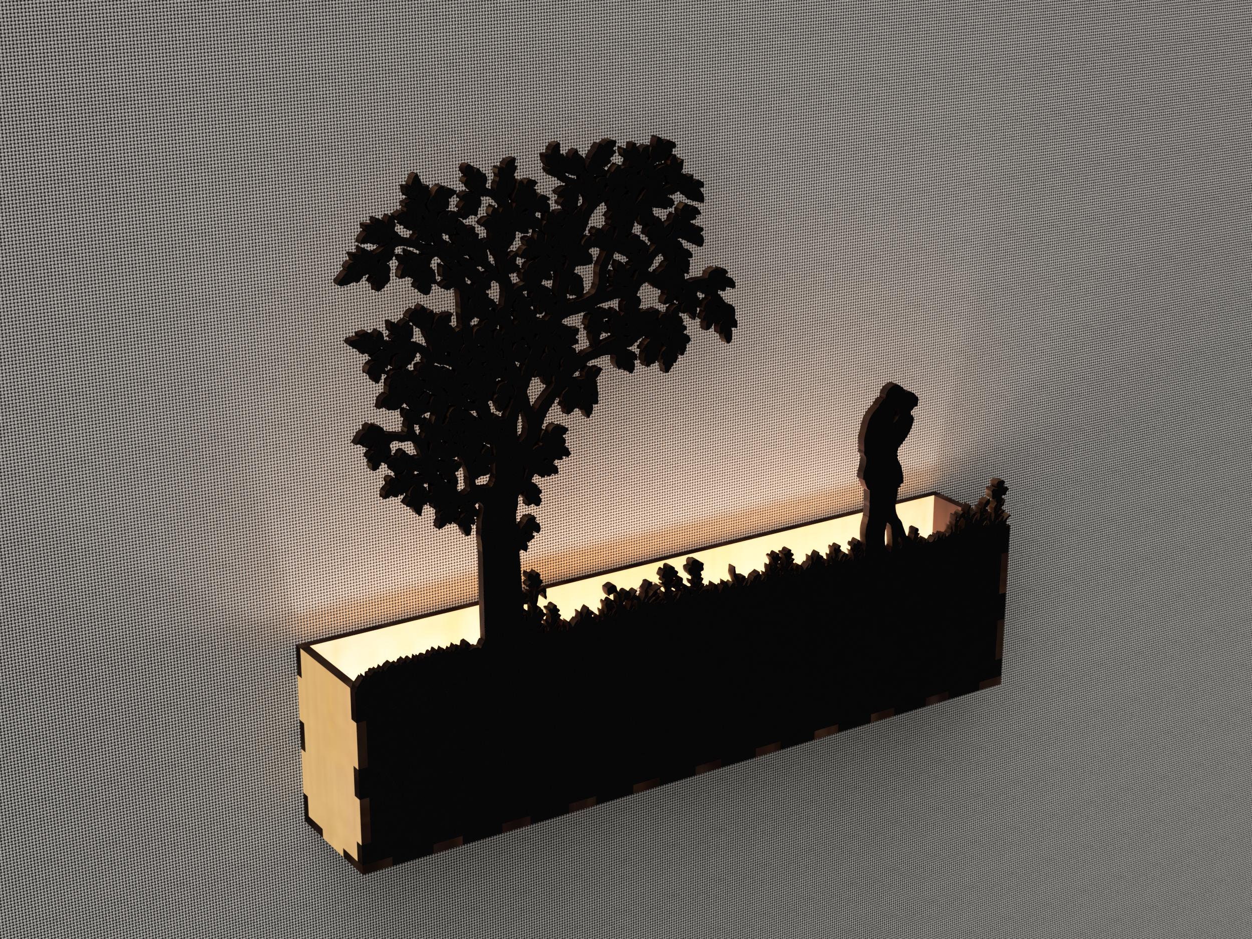 Shadow Box Laser Cut Files Lightbox Svg Files Dxf Files for - Etsy