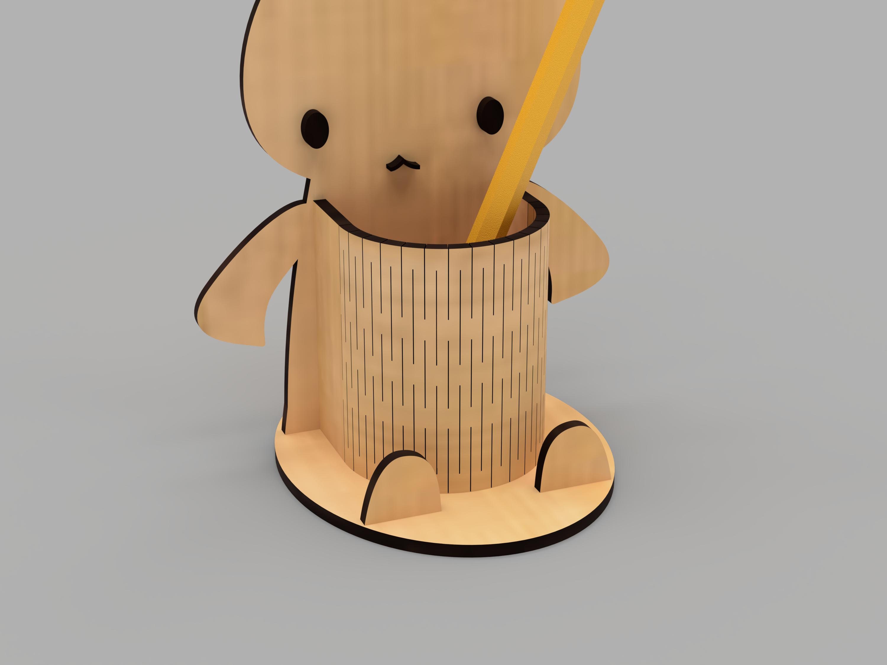 Pencil Pen holder laser cut files svg files dxf files for | Etsy