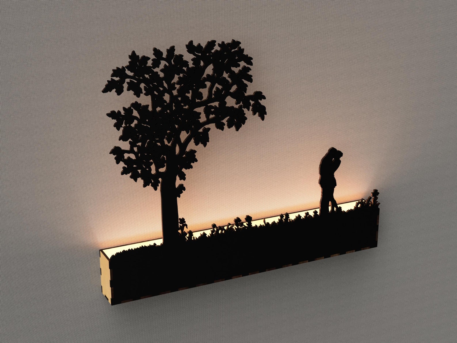 Shadow box laser cut files lightbox svg archivos dxf archivos - Etsy México