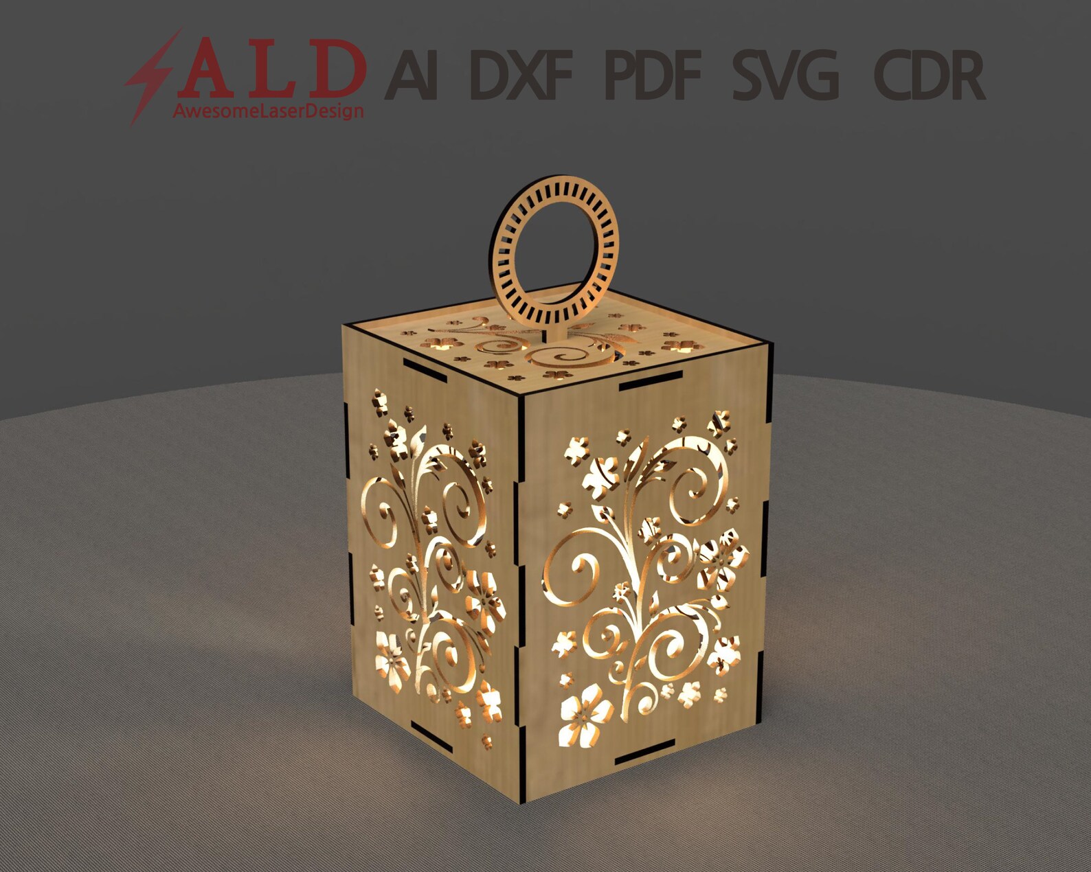 Light Box Laser Cut Files Lightbox Svg Files Dxf Files for Laser ...