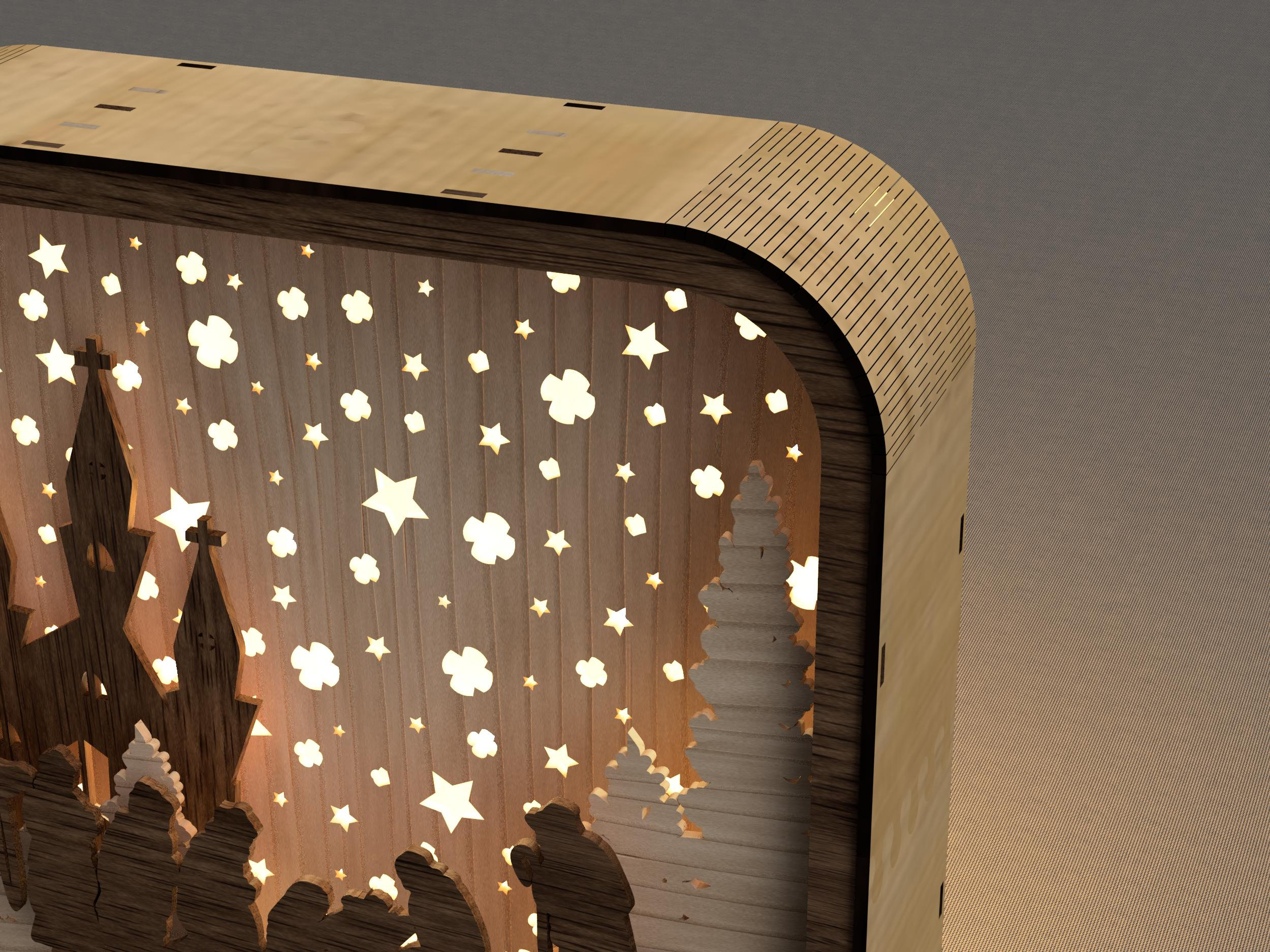 Shadow Box Laser Cut Files Lightbox Svg Files Dxf Files for - Etsy UK