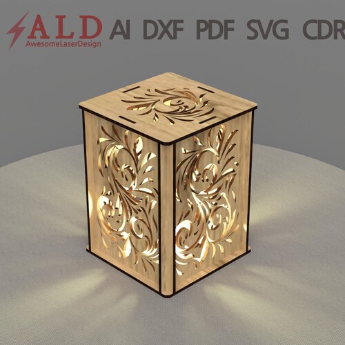 Light Box Laser Cut Files Lightbox Svg Files Dxf Files for - Etsy