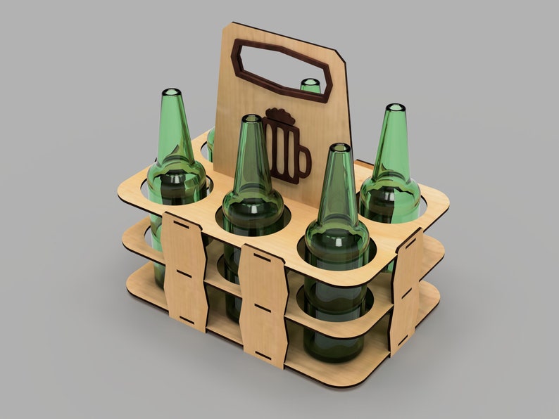 Beer Carrier Laser Cut Files Pdf Svg Files Dxf Files for Laser Lasercut ...