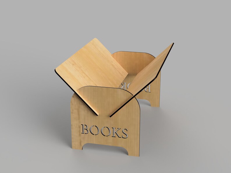 Bookshelf Laser Cut Files Bookcase Svg Files Dxf Files for - Etsy