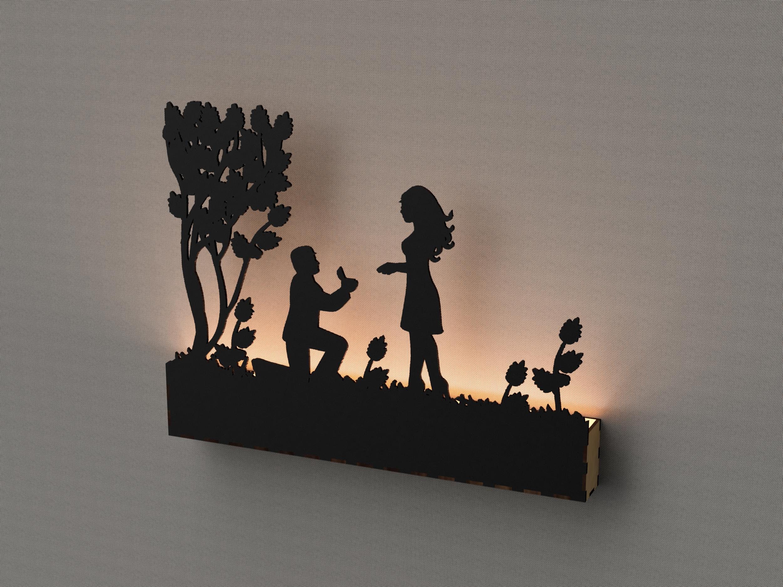 Shadow Box Laser Cut Files Lightbox Svg Files Dxf Files for - Etsy ...