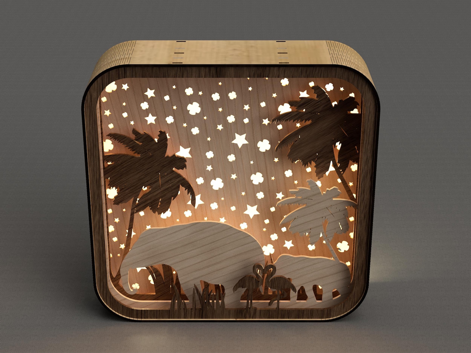 Shadow Box Laser Cut Files Lightbox Svg Files Dxf Files for - Etsy Canada