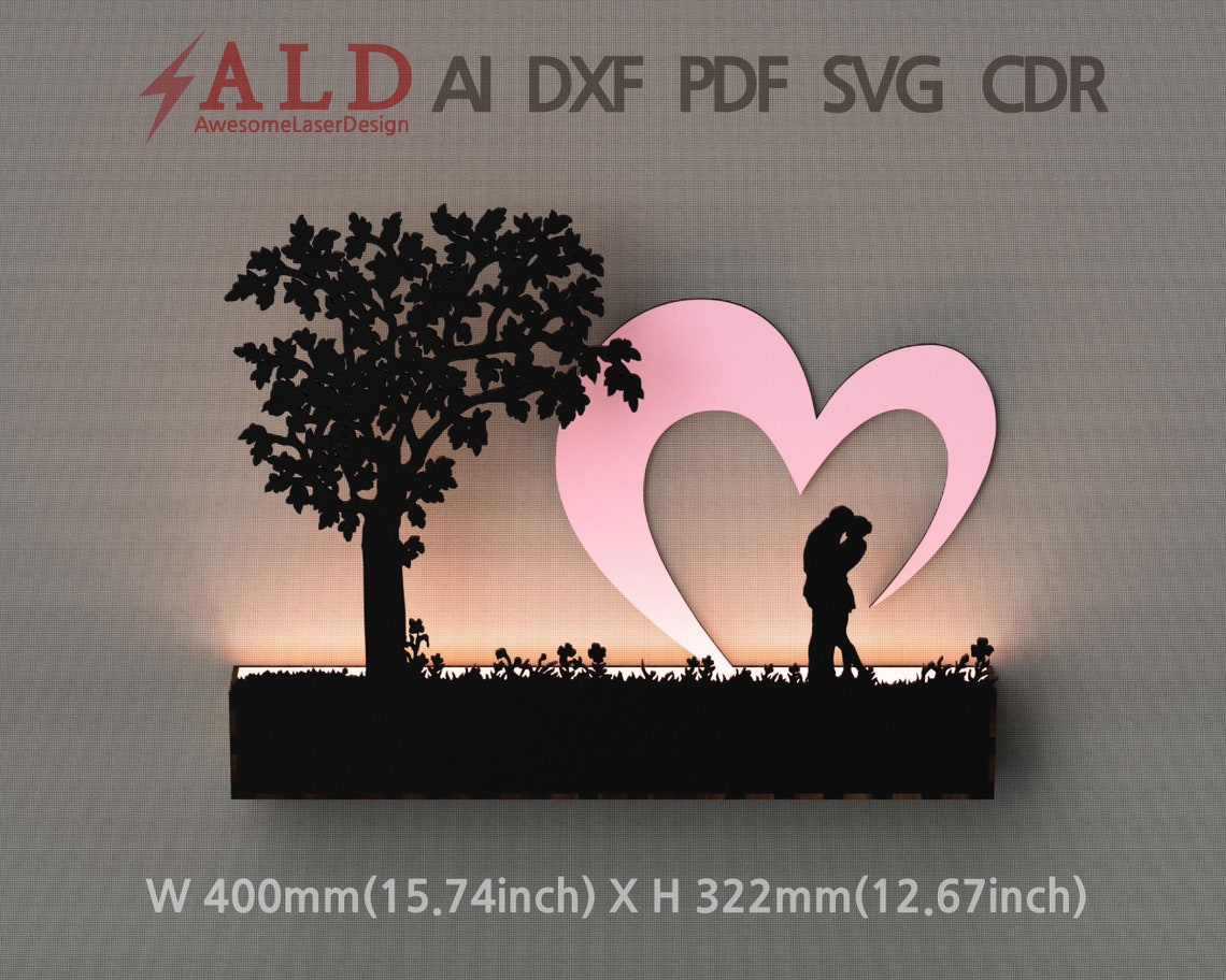 Shadow Box Laser Cut Files Lightbox Svg Files Dxf Files for - Etsy