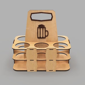 Beer Carrier Laser Cut Files Pdf Svg Files Dxf Files for Laser Lasercut ...
