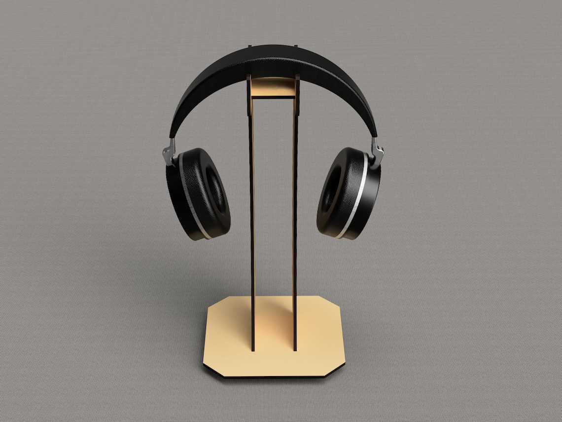 Headset Stand Headphone Stand Laser Cut Files Ai Pdf Svg Cdr | Etsy