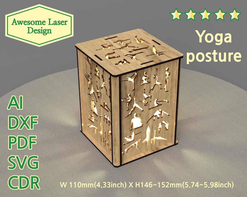 Light Box Laser Cut Files Lightbox Svg Files Dxf Files for Laser ...