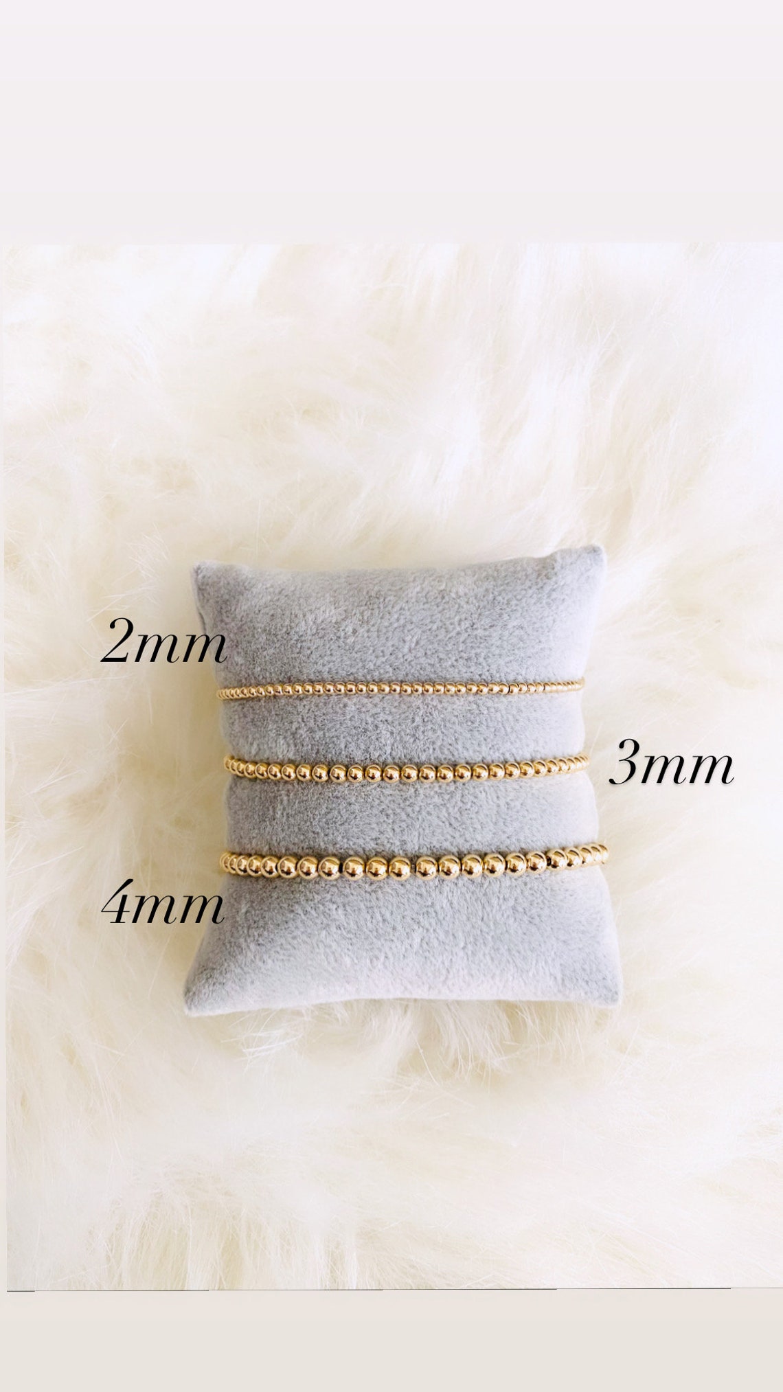 Solid Bead Bracelets | Etsy