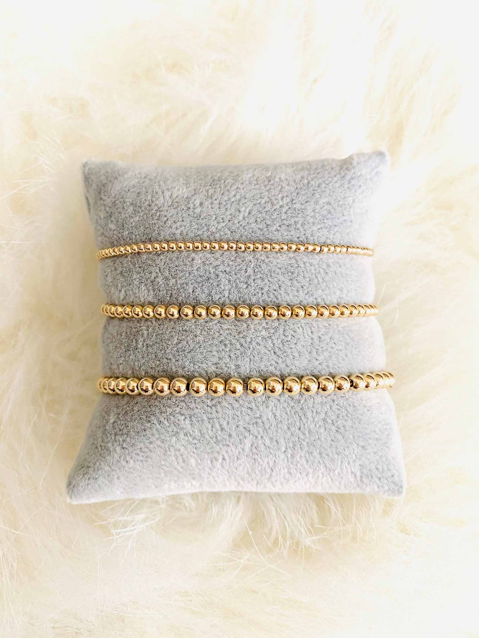 Solid Bead Bracelets | Etsy