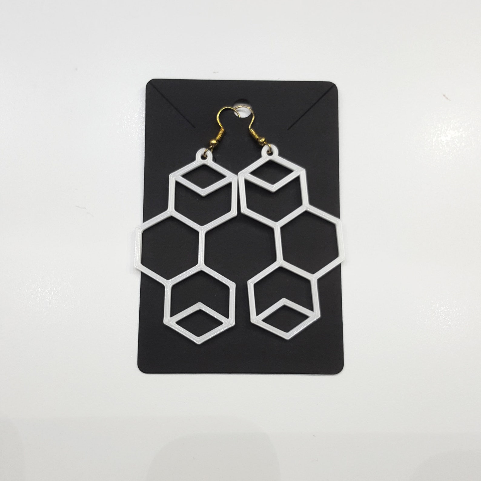 Geometric-line Earrings (BIO PLA) 3D PRINTED - Etsy