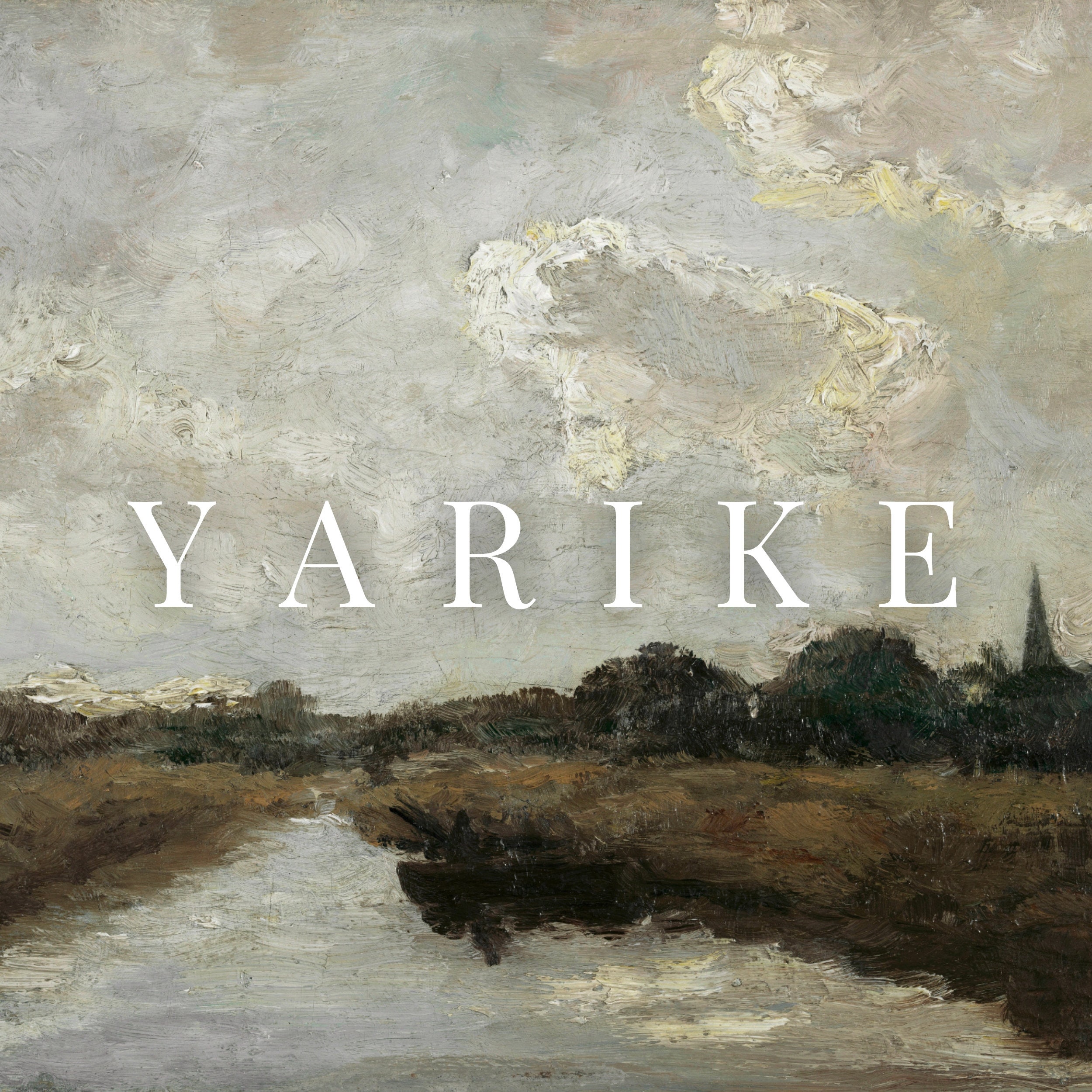 Country River Oil Painting Vintage Landscape Downloadable PRINTABLE Yarike Art Studio Art Print ...