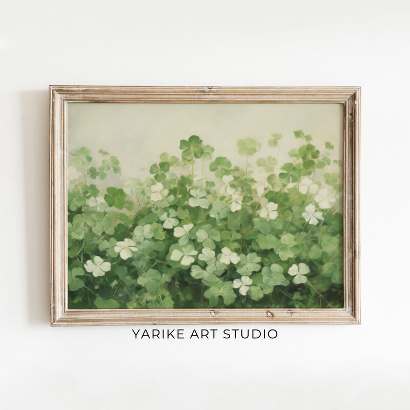 Shamrock Painting - Etsy