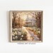 PRINTABLE Vintage Country House Painting, Rustic Wooden House Print ...