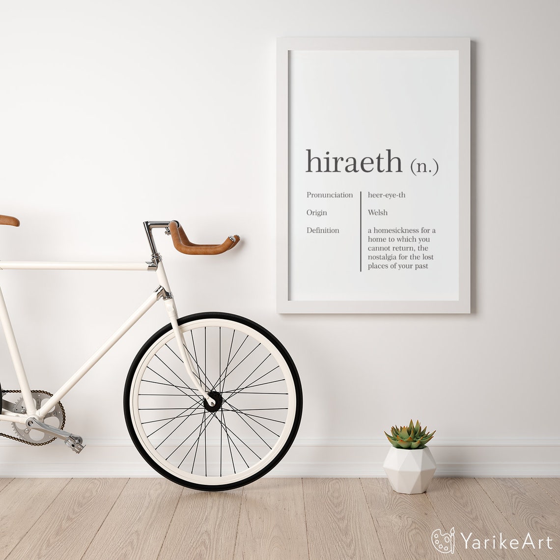 Hiraeth Definition Print Welsh Art Hiraeth Wall Art Nostalgia | Etsy