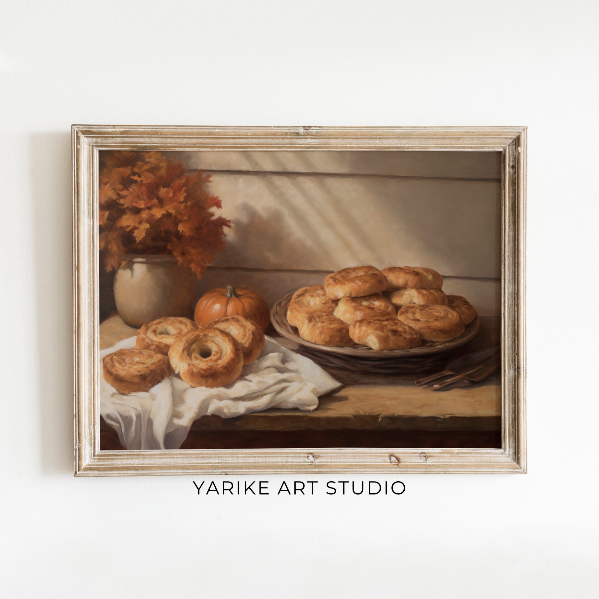 Printable Pastries Still Life Painting Bakery Wall Art Country Kitchen ...