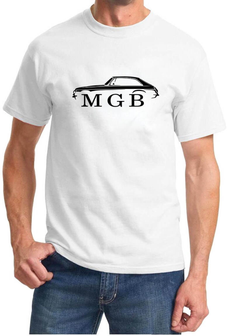 MG MGB Coupe Sports Car Classic Outline Design Tshirt - Etsy