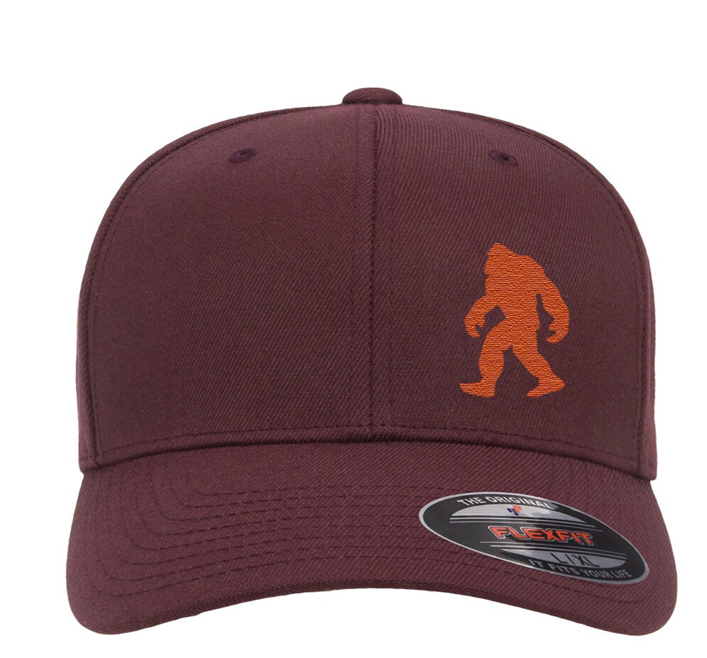 Bigfoot Sasquatch Embroidered Classic Design Flexfit 6277 Baseball Hat ...