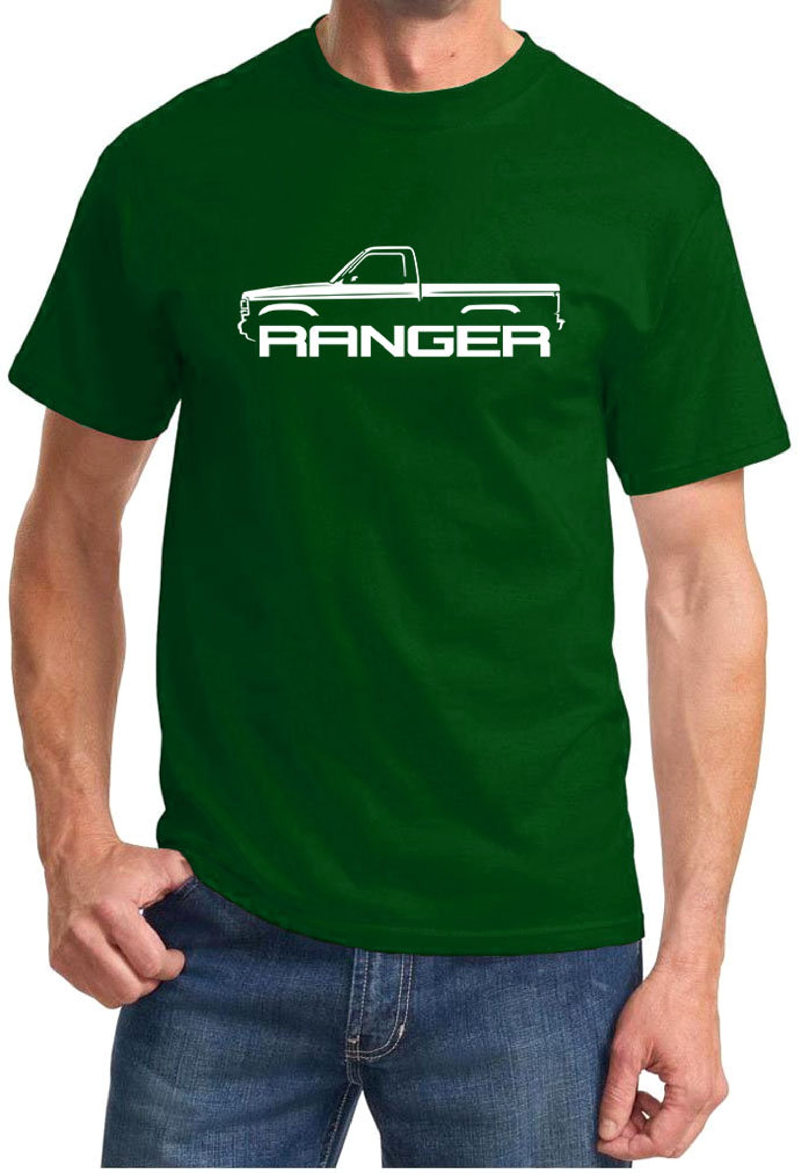 1989-92 Ford Ranger Single Cab Pickup Truck Classic Outline Design ...