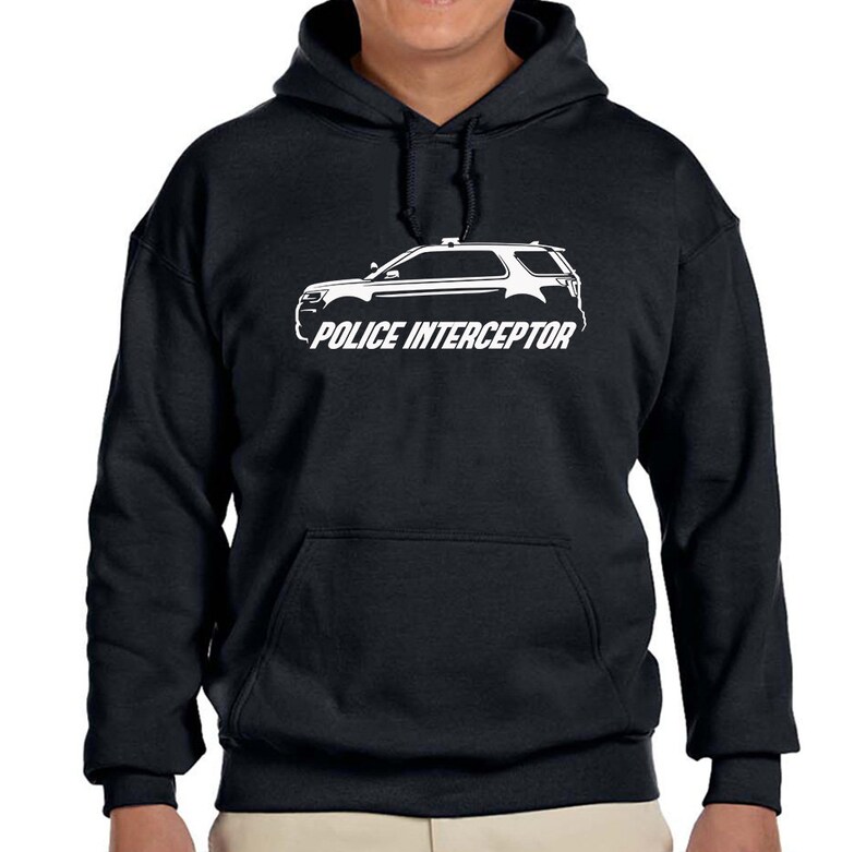 Ford Explorer Police Car Classic Outline Design Hoodie Sweatshirt - Etsy