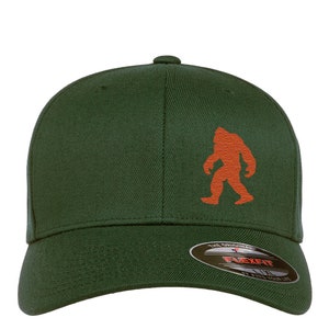 Bigfoot Sasquatch Embroidered Classic Design Flexfit 6277 Baseball Hat ...