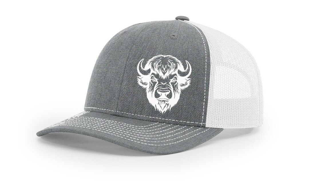 Bison Buffalo Hunting Sporting Collection Embroidered Richardson 112 ...