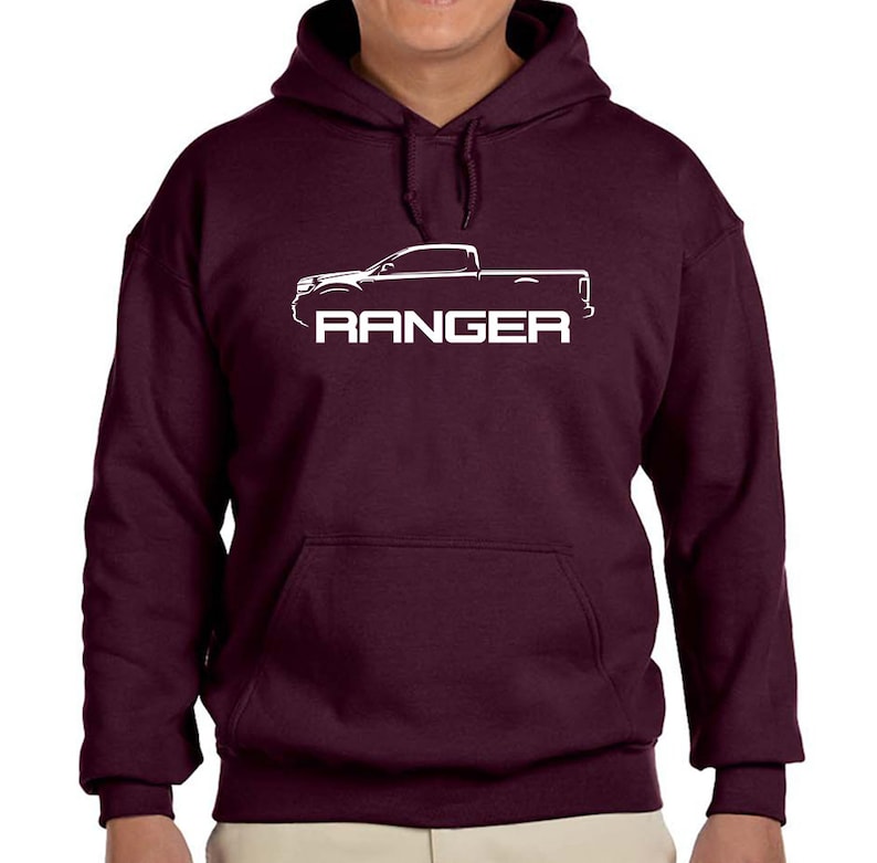 2019 2020 2021 Ford Ranger Super Cab Pickup Truck Classic Outline ...