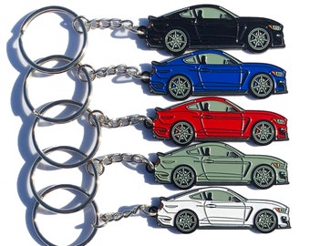 Mustang Shelby Keychain - Etsy