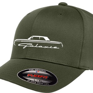 1962 Ford Galaxie Hardtop Classic Design Flexfit 6277 Baseball Hat Cap ...