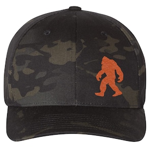 Bigfoot Sasquatch Embroidered Classic Design Flexfit 6277 Baseball Hat ...