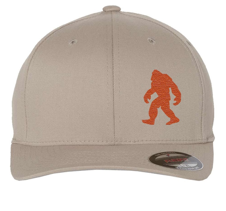 Bigfoot Sasquatch Forest Classic Design Flexfit 6277 Baseball Hat Cap ...