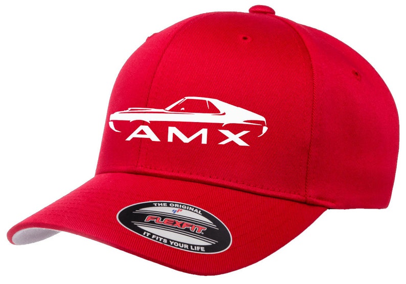 1970 AMC AMX Classic Outline Design Flexfit 6277 Baseball Hat Cap - Etsy
