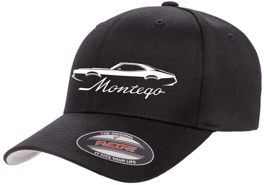 1972 1973 Mercury Montego Outline Design Flexfit 6277 Baseball Hat Cap ...