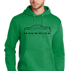 2021 2022 2023 Ford Maverick Truck Classic Outline Design Hoodie ...