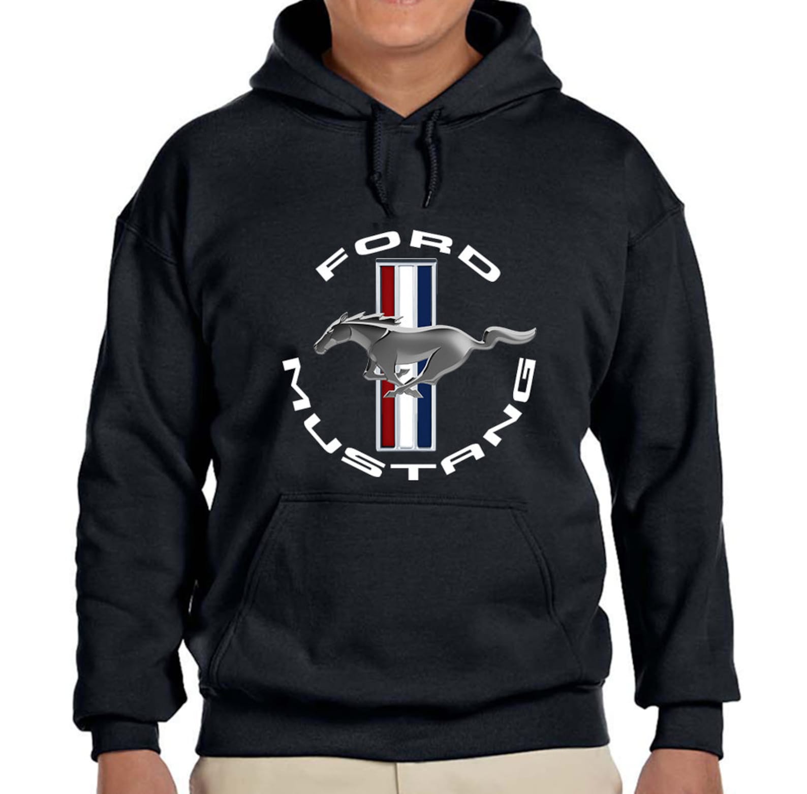 Ford Mustang Classic Logo Design Hoodie Sweatshirt - Etsy