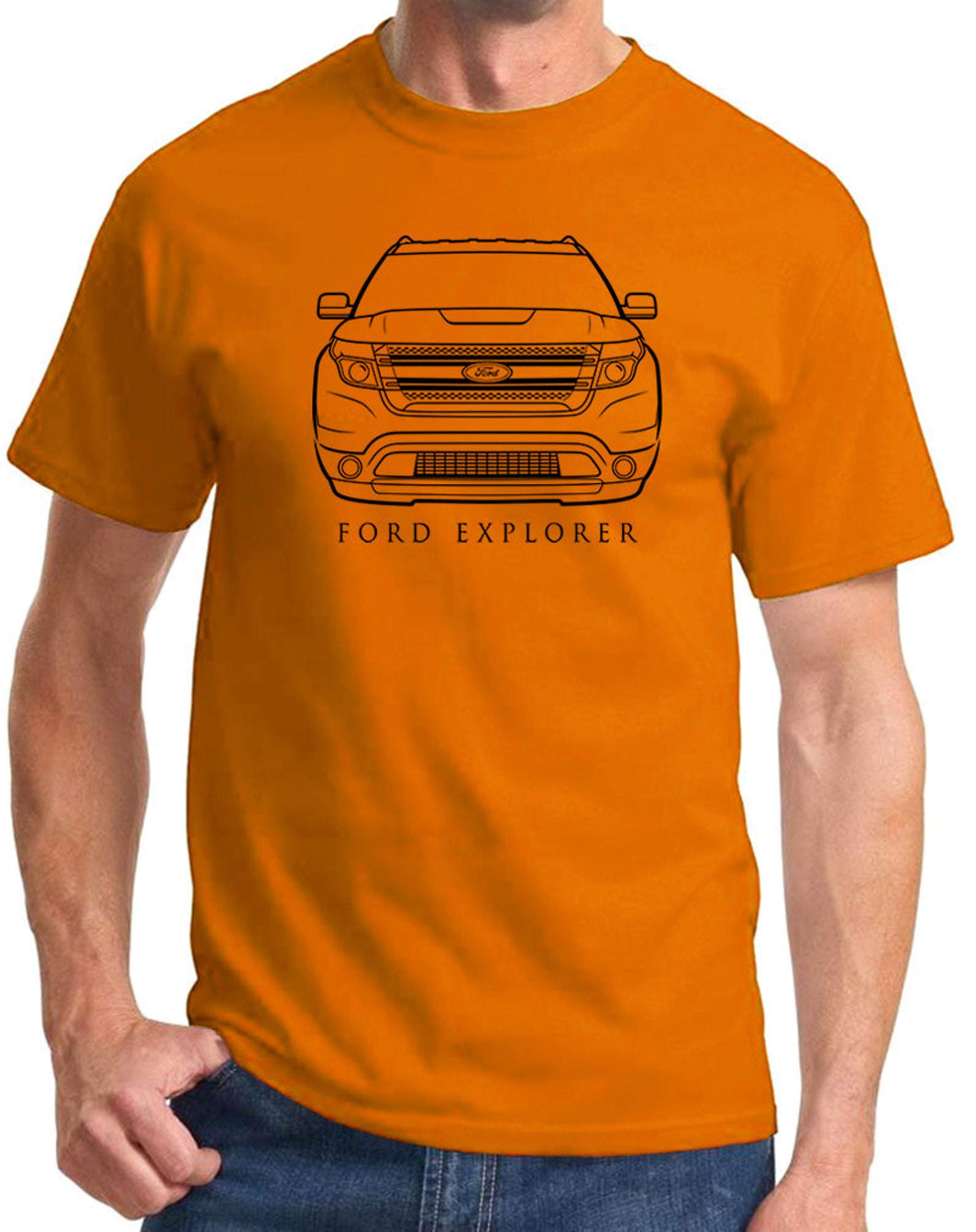 2011-15 Ford Explorer Front End Profile Design Tshirt - Etsy