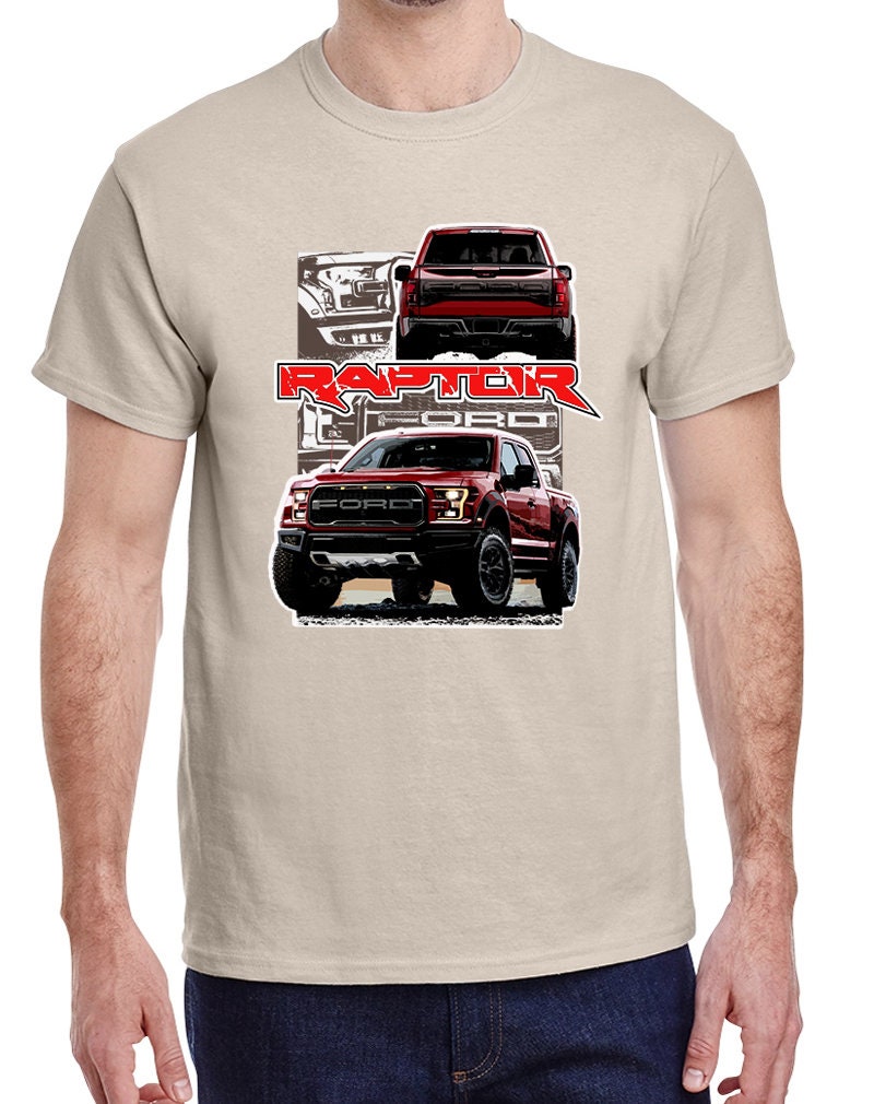 2017-20 Ford Raptor F150 4x4 Maroon Truck Full Color Design Tshirt - Etsy