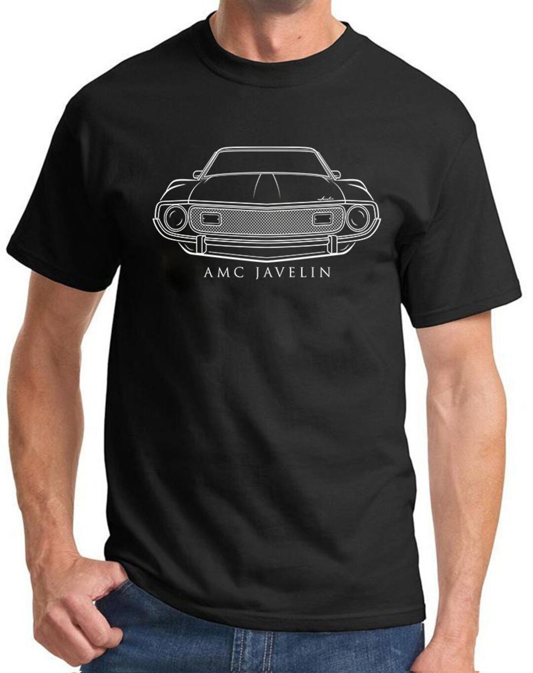 1973 1974 AMC Javelin Classic Front End Profile Design Tshirt - Etsy