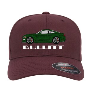 2019 2020 Bullitt Ford Mustang Full Color Design Flexfit 6277 Baseball ...
