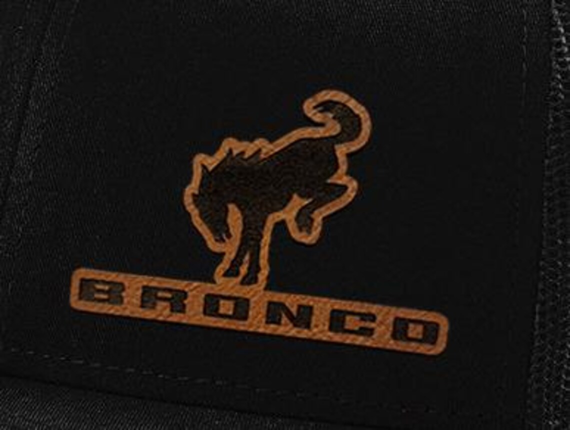 Ford Bronco 4x4 Side Logo Laser Engraved Leather Patch - Etsy