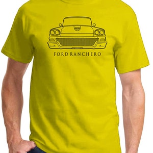1958 Ford Ranchero Truck Front End Profile Design Tshirt - Etsy