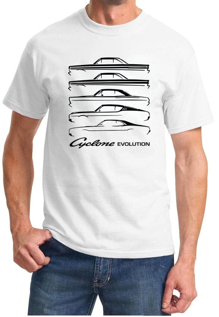Mercury Cyclone Evolution Classic Outline Design Tshirt - Etsy