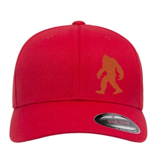 Bigfoot Sasquatch Embroidered Classic Design Flexfit 6277 Baseball Hat ...