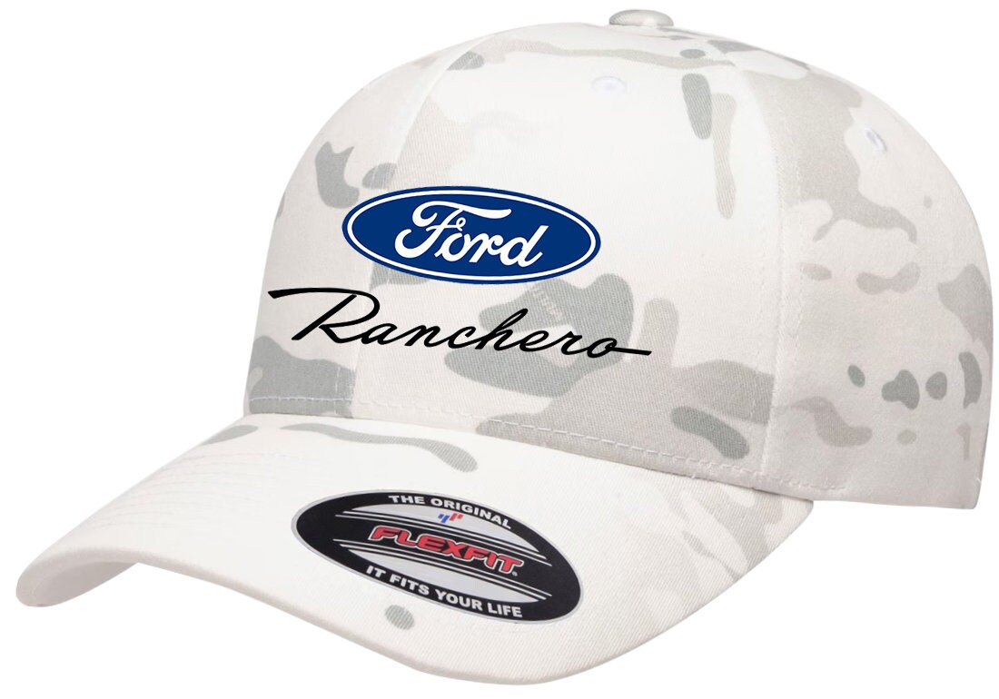 Ford Ranchero Truck Logo Classic Design Flexfit 6277 Baseball Hat Cap ...