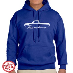 1960-63 Ford Ranchero Truck Classic Outline Design Hoodie Sweatshirt - Etsy