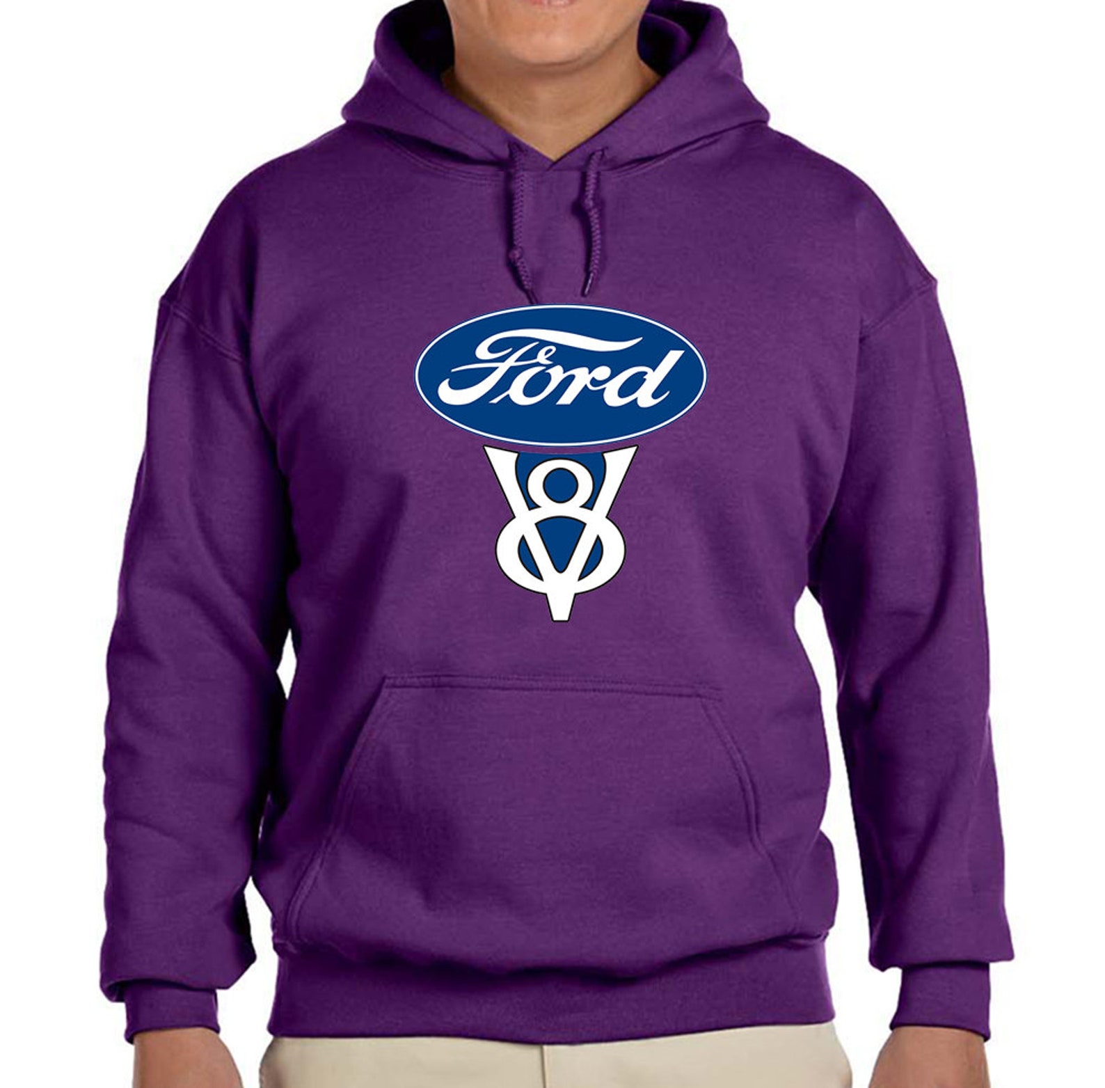 Ford Vintage V8 Classic Logo Design Hoodie Sweatshirt - Etsy